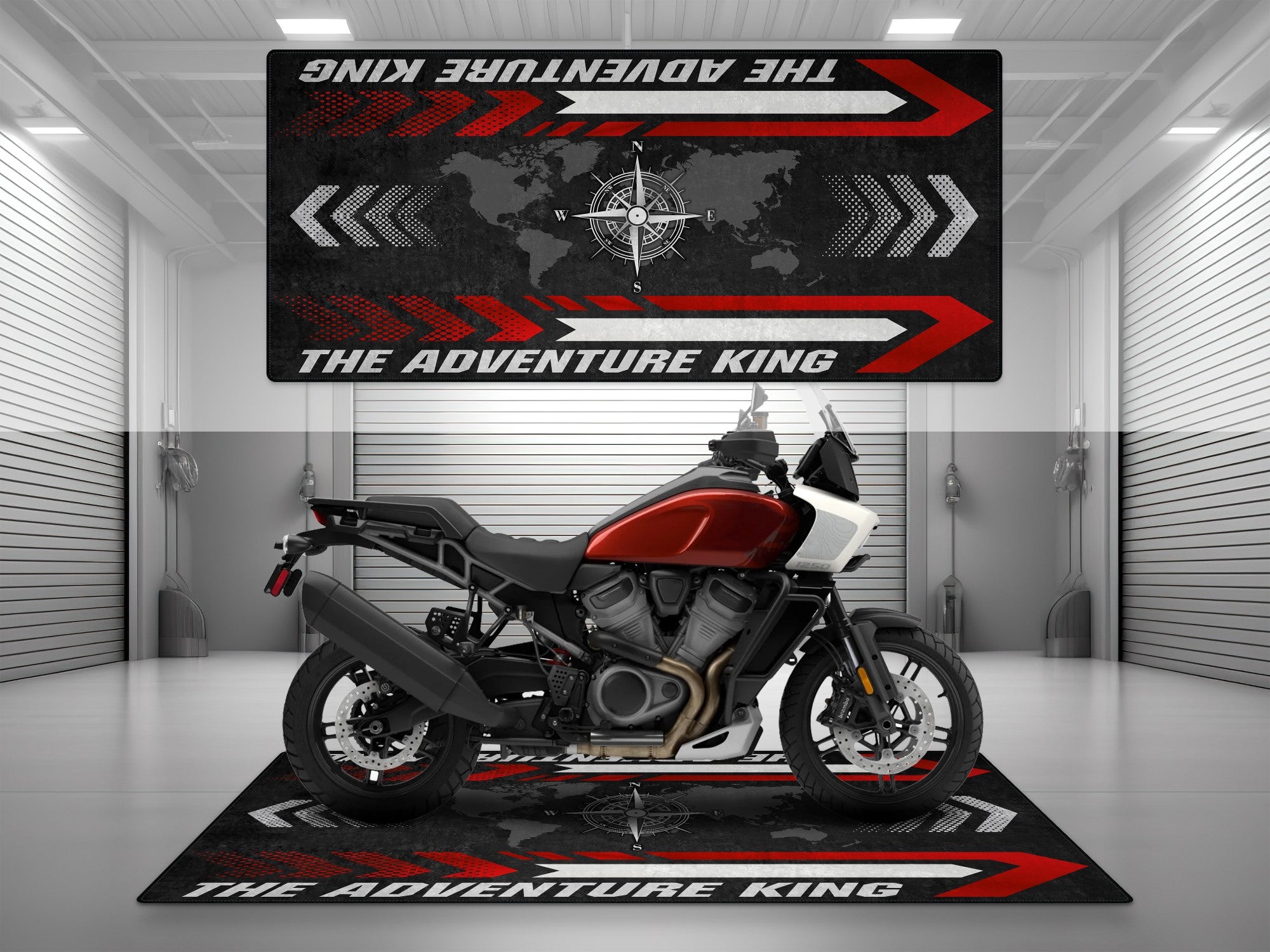MPM Motorcycle Mat for Adventure Motorcycle "The Adventure King" - MM7