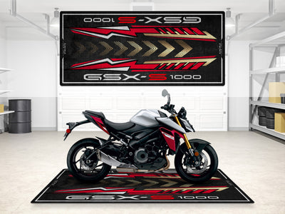 Shop Online Personalized Garage Mats for Suzuki – MPM Motorcycle Mat
