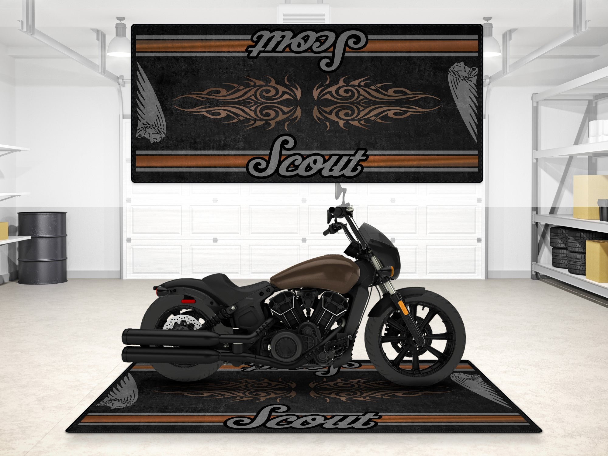 MPM Motorcycle Mat for Indian Scout Rogue Sixty - MM7324