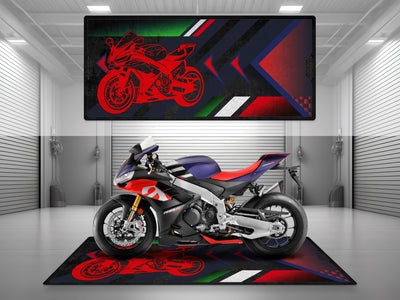 Shop Online Garage Mats for Aprilia Motorcycles – MPM Motorcycle Mat