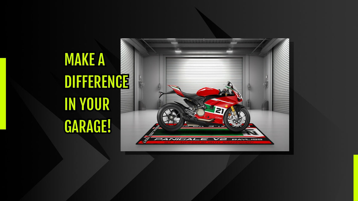 MPM Motorcycle Mat - Make a Difference In Your Garage!