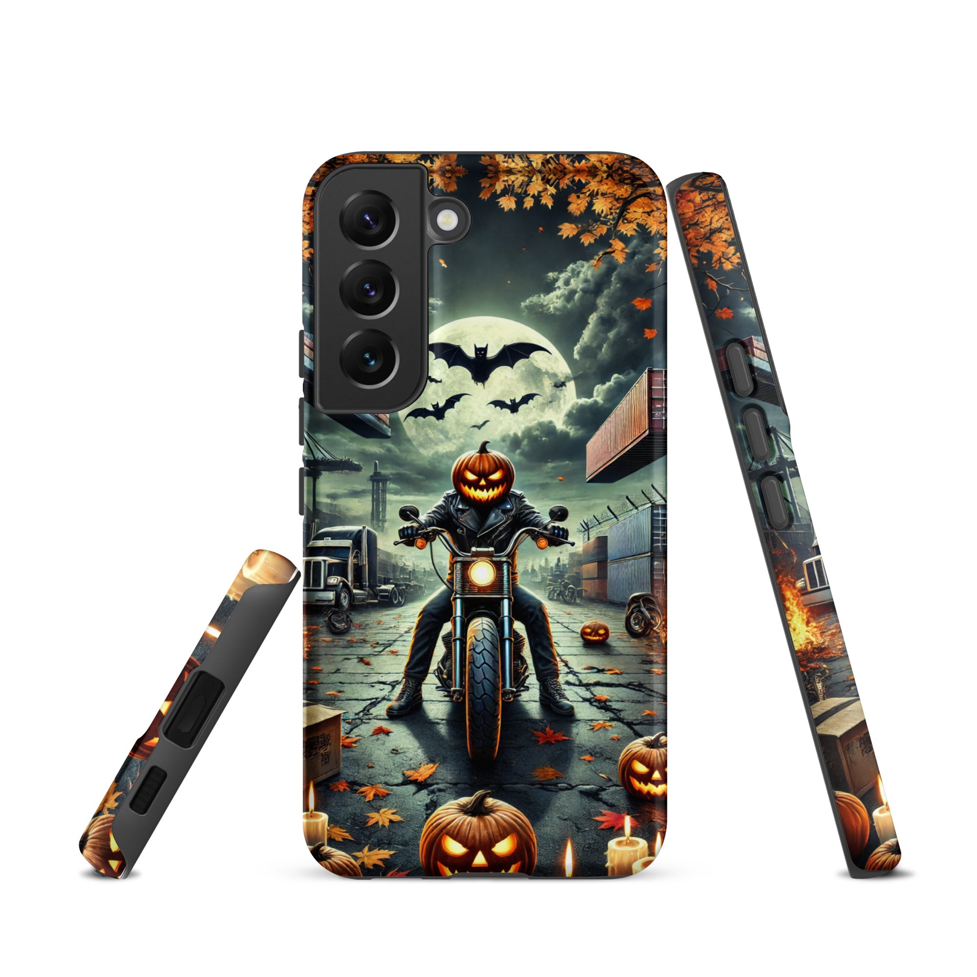 Halloween Special Spooky Style Tough Case for Samsung Limited Editi MPM Motorcycle Mat